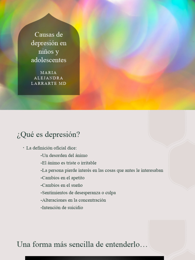 Causas de la depresión en niños y adolescentes | PDF | Las emociones ...