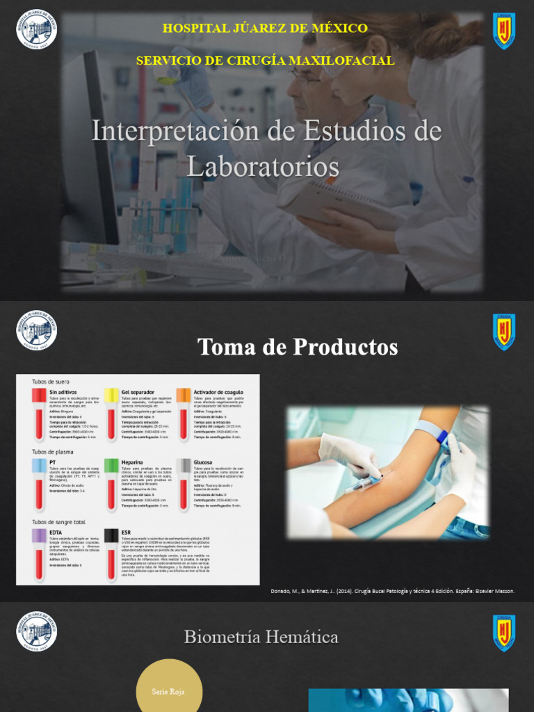 Interpretación de Estudios de Laboratorios | PDF | Sangre | Coagulación