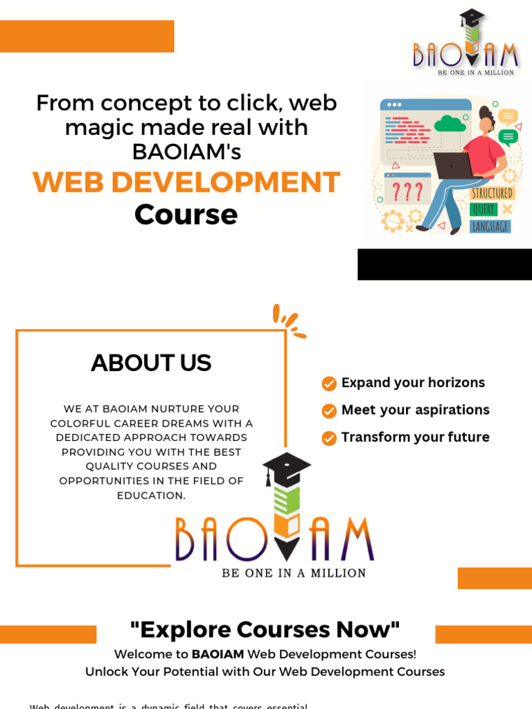 Web Development Brochure | Download Free PDF | World Wide Web ...