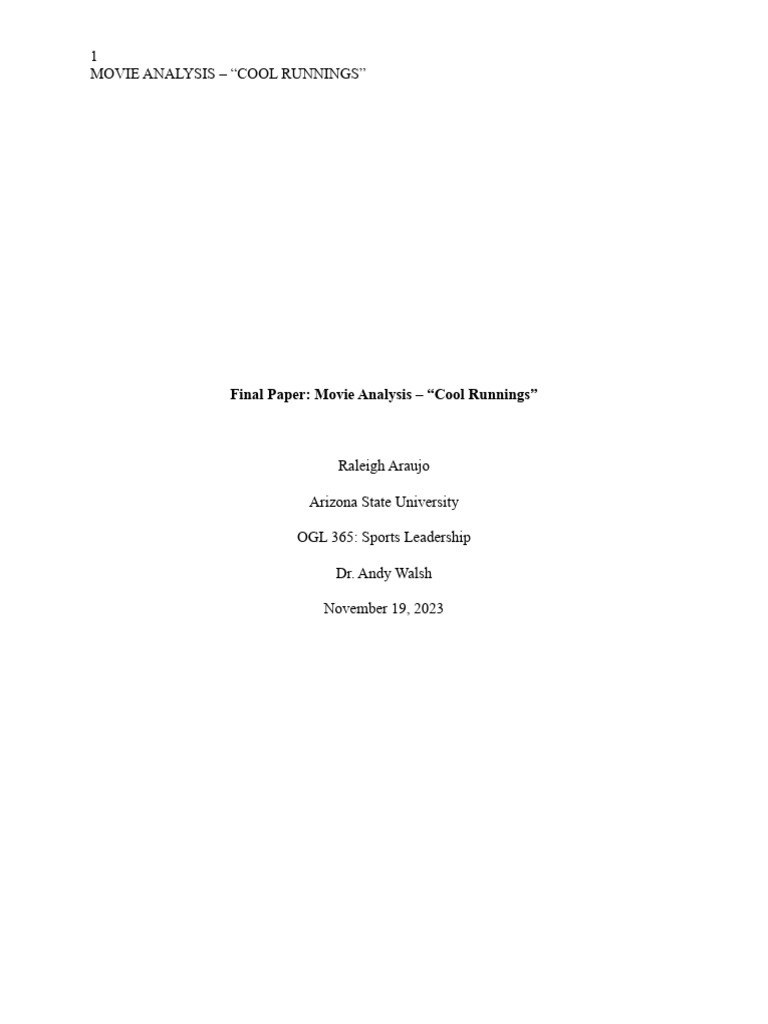 Final Paper Rubric Word | PDF