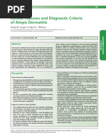 Hanifin-Rajka Criteria for Atopic Dermatitis | PDF | Immune System ...