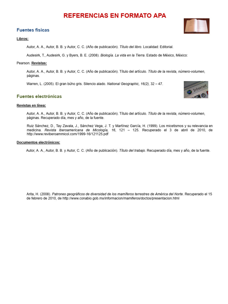 Referencias en Formato APA | PDF