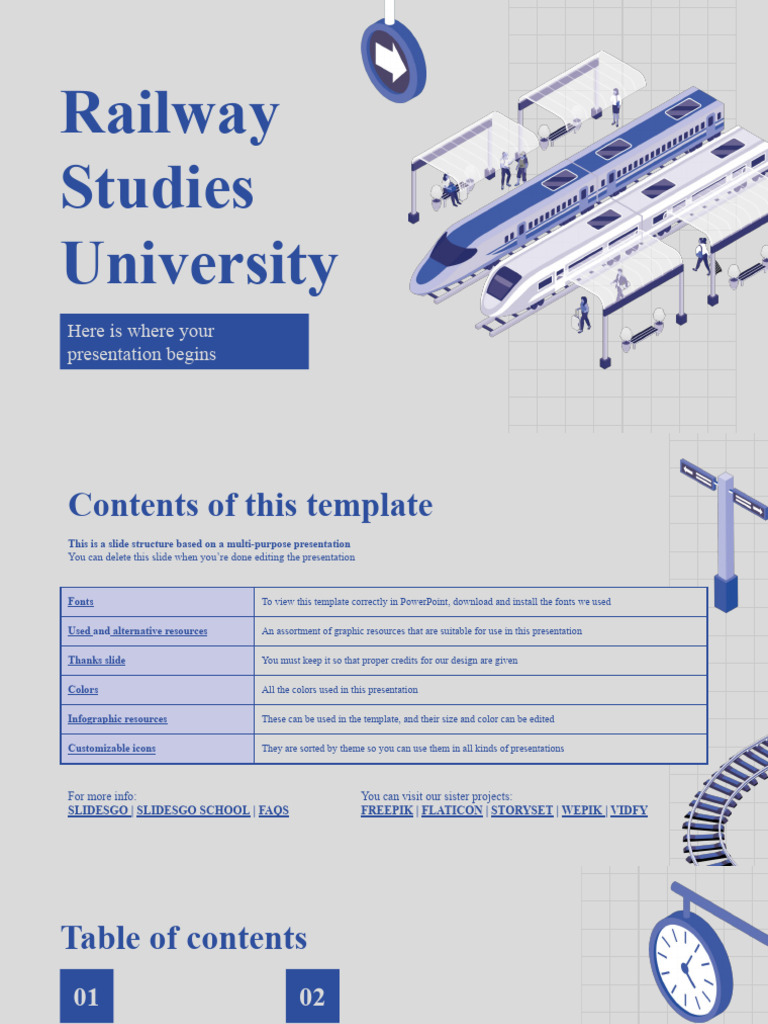 Railway Studies University by Slidesgo | PDF | Planets | Planets In ...