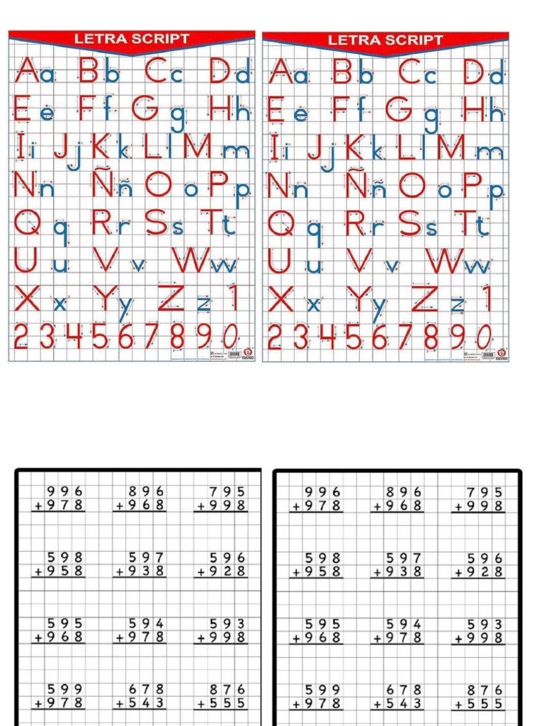 Letras en Cuadricula | PDF