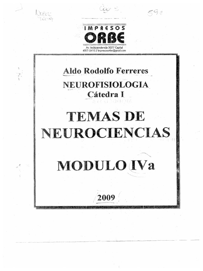 Cerebro Y Memoria Aldo Ferreres Pdf