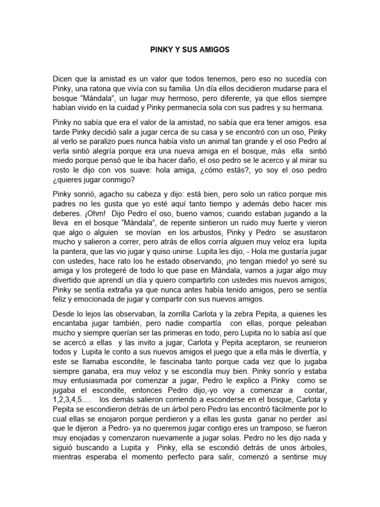 El Valor de La Amistad (1) Coregido | PDF