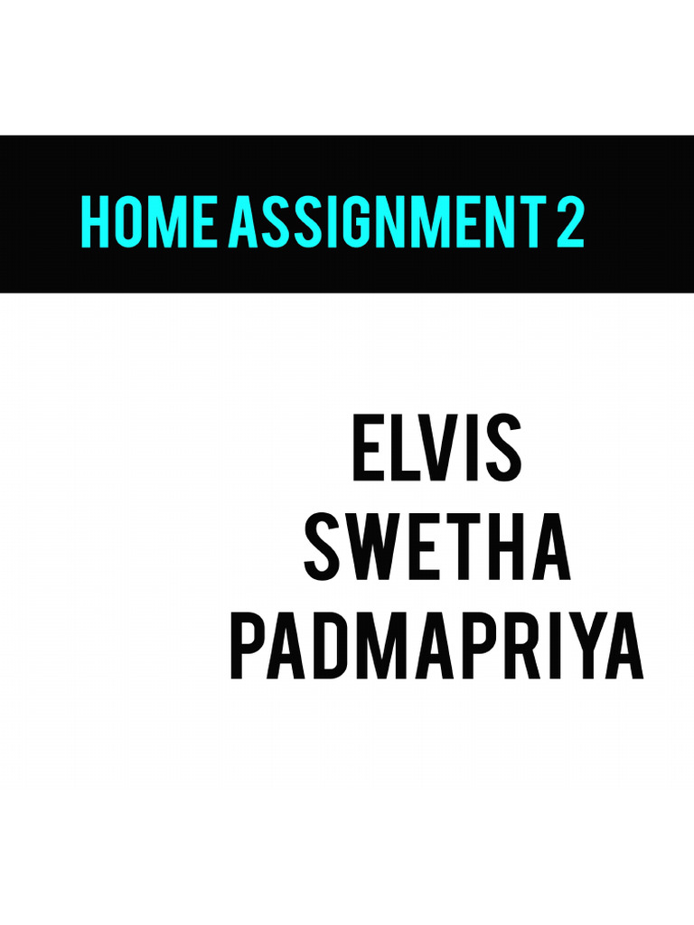 Home Assignment 2 | PDF