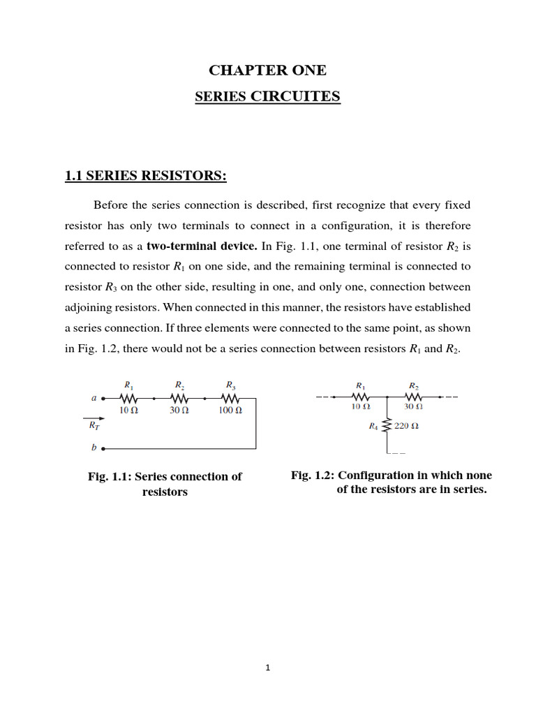 2 Series Circuit | Download Free PDF | Electrical Network | Series And ...