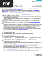 CRA AUT-01 Form for Representative Access | PDF | Business | Government