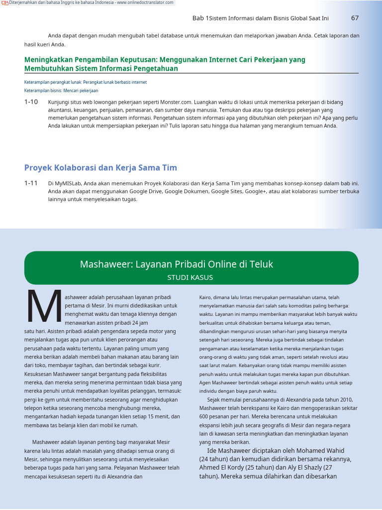 Sistem Informasi untuk Mashaweer | PDF | Bisnis | Pengelolaan Keuangan ...