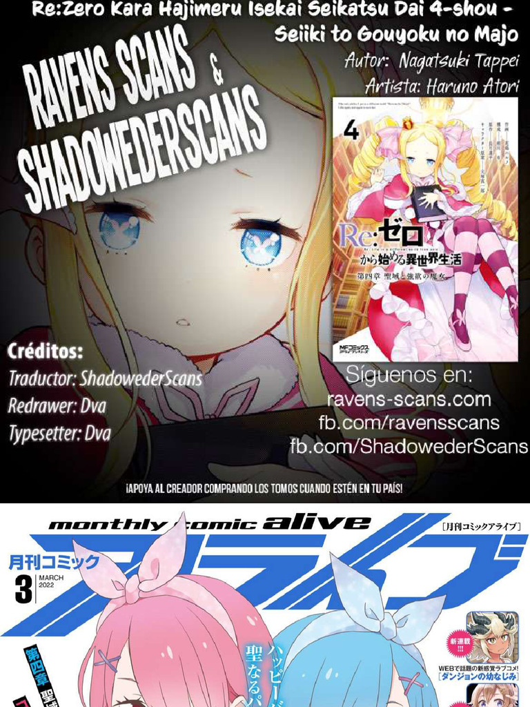 Re-Zero Chapter 4 | PDF