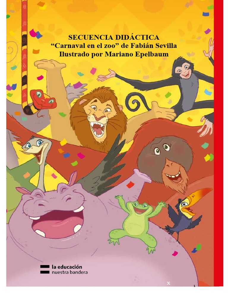 Secuencia Carnaval en El Zoo 1 Año | PDF | Cuentos