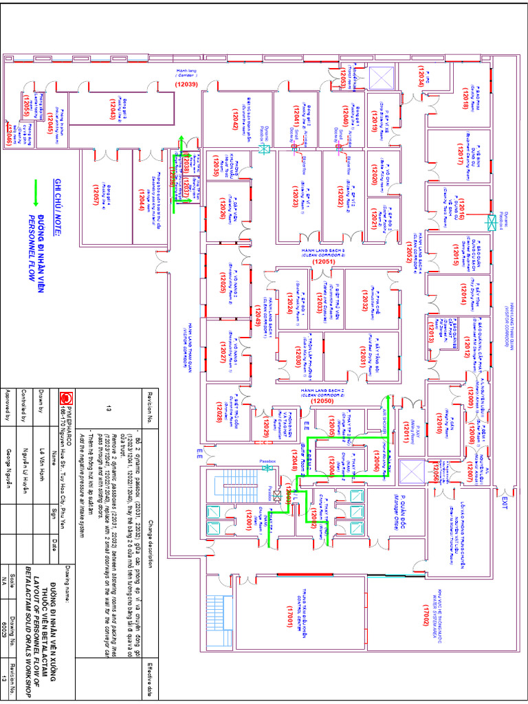 60029.13 - Layout of Personnel Flow of BSO Workshop | PDF | Industrial ...