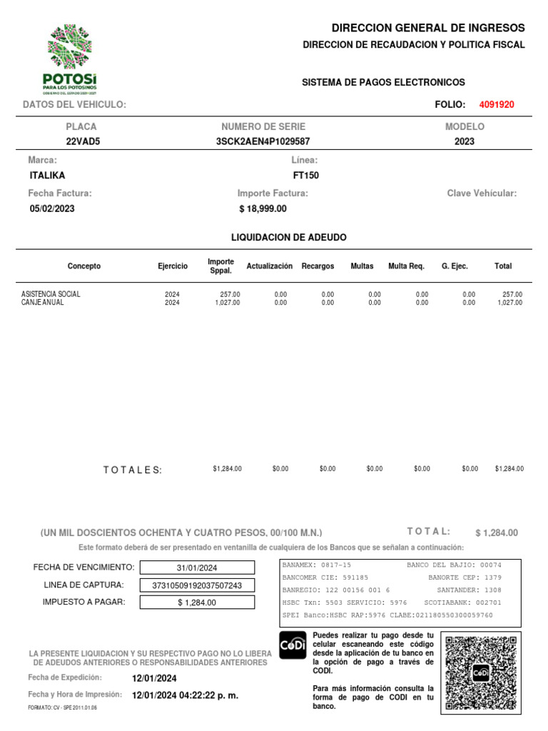 Formato Ventanilla | PDF | Finanzas y dinero