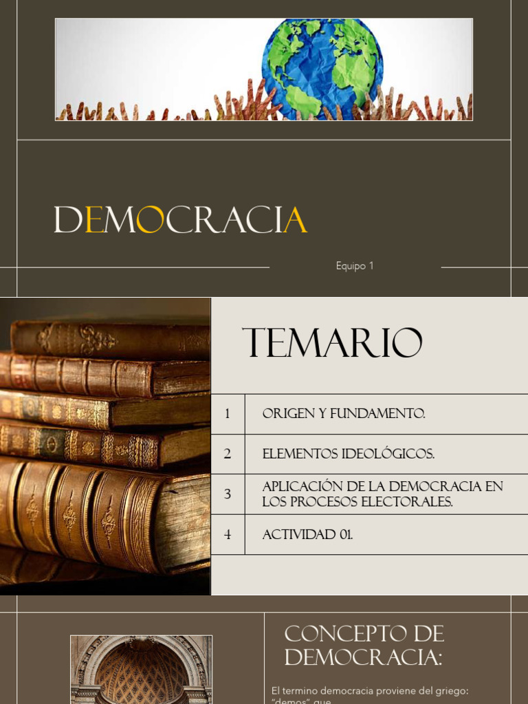 Historia y Elementos de la Democracia | PDF | Democracia | Ideologías ...