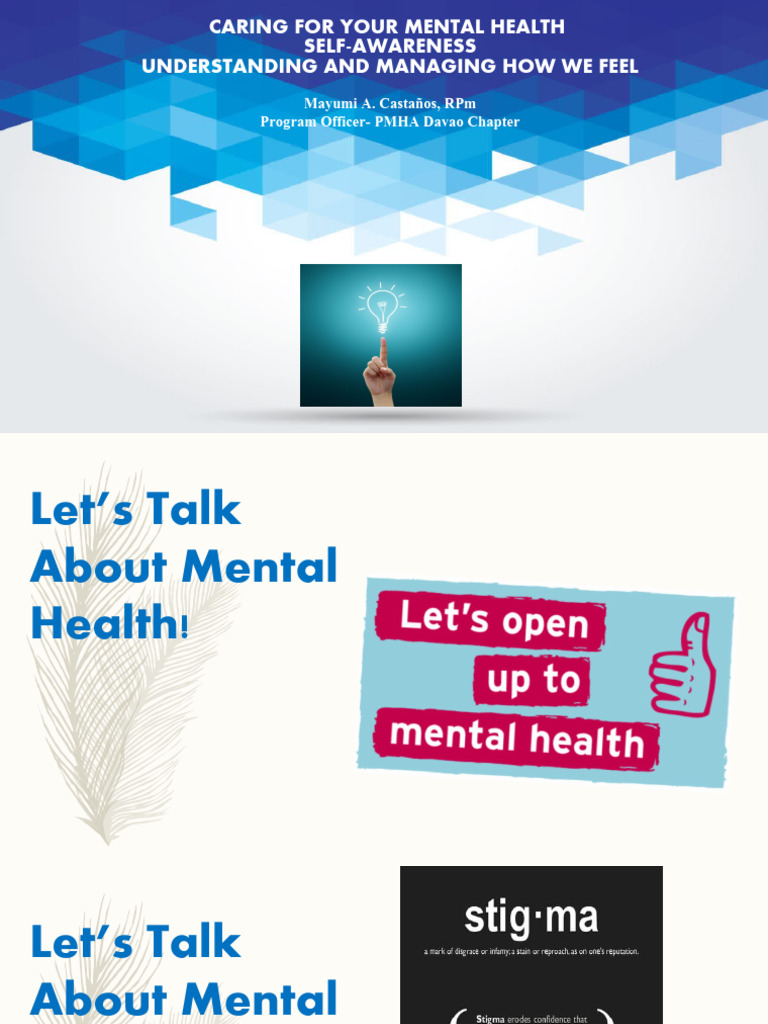 Deped Lecture Mental Health | PDF | Mental Disorder | Stress (Biology)