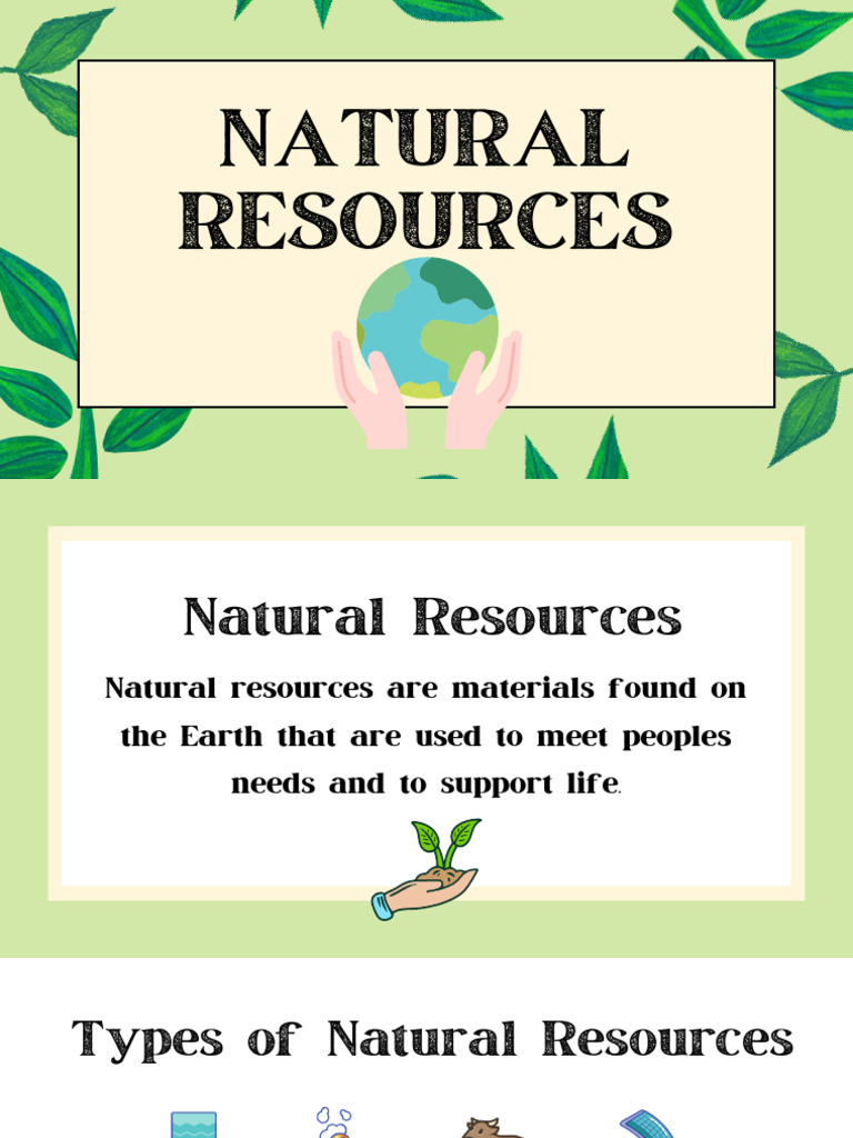 Types and Importance of Natural Resources | PDF | Science & Mathematics