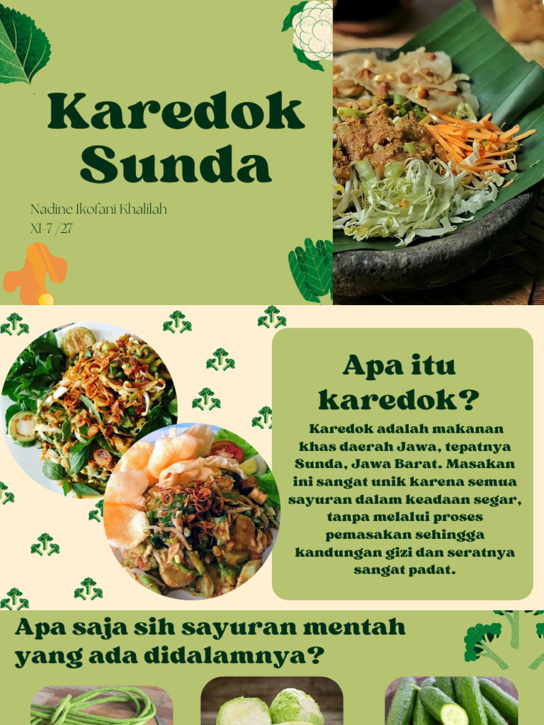 Karedok Sunda XI-7 27 Nadine Ikofani | PDF | Memasak, Makanan, & Anggur