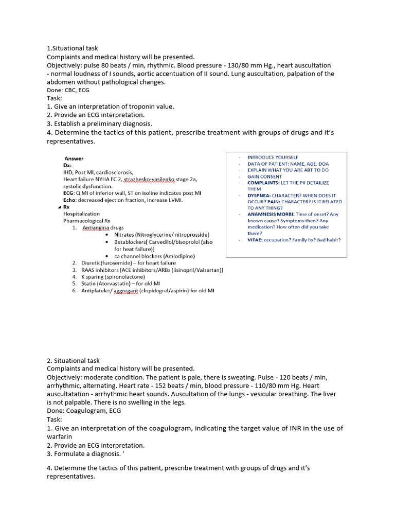 Internal 1 3 and Surgery | PDF | Heart | Physical Examination