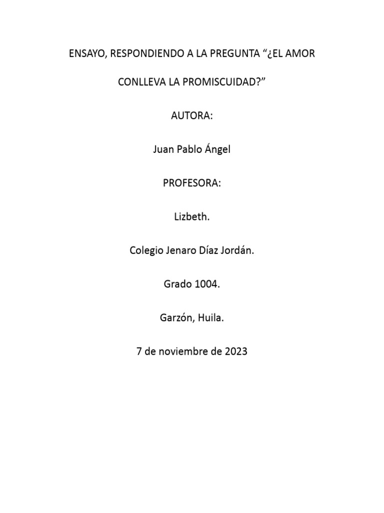 Documento (7) | PDF | Amor | Trastorno mental