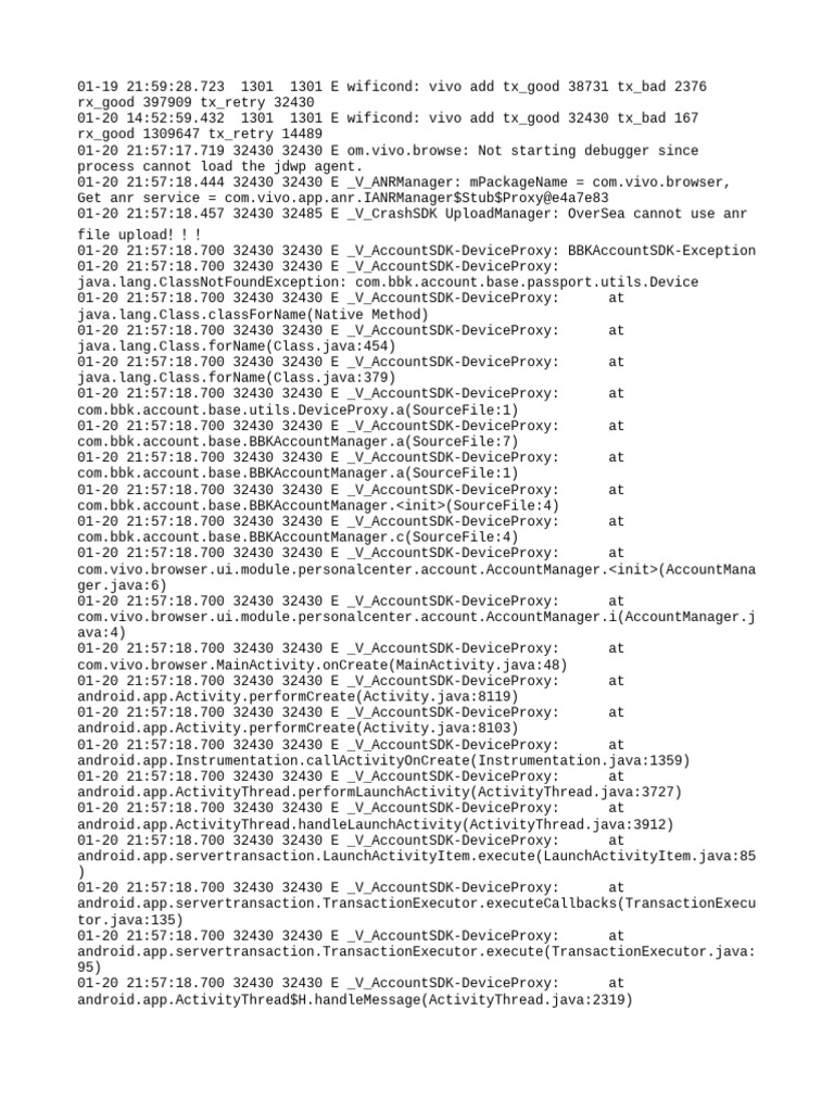 Log | PDF | Java (Programming Language) | System Software