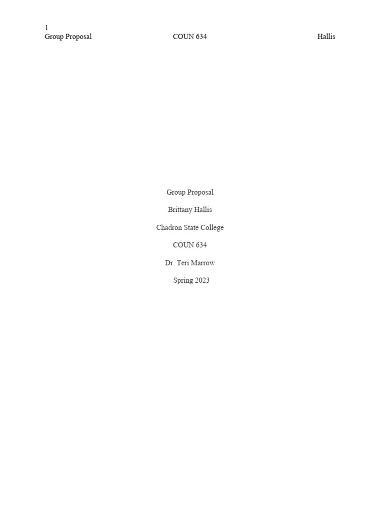 Group Proposal | PDF | Psychology | Social Psychology