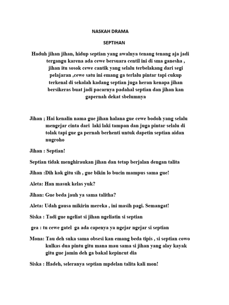 Naskah Septihan | PDF