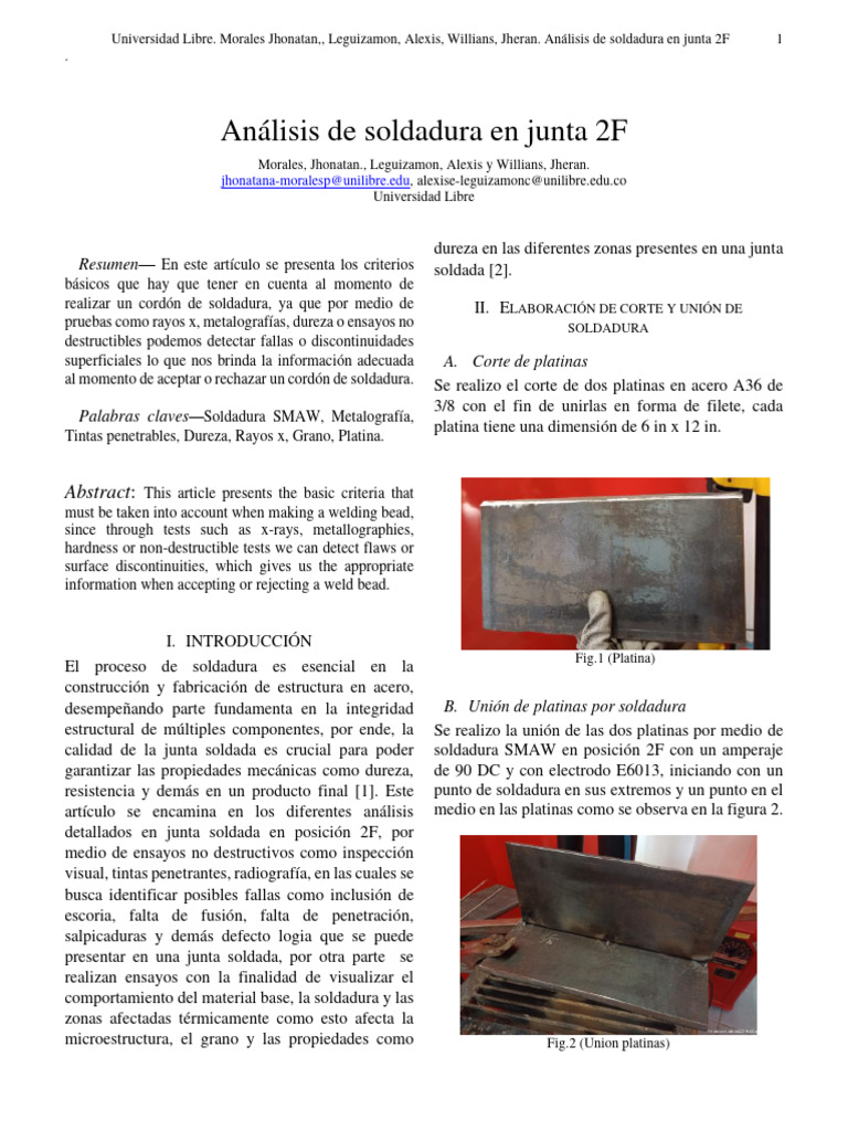 Articulo Metalurgia de Soldadura Tercer Corte | PDF | Construcción | Soldadura