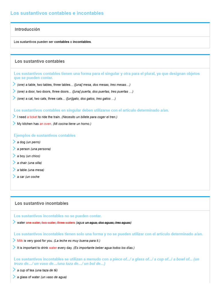 Sustantives | PDF | Sustantivo | Relaciones sintácticas