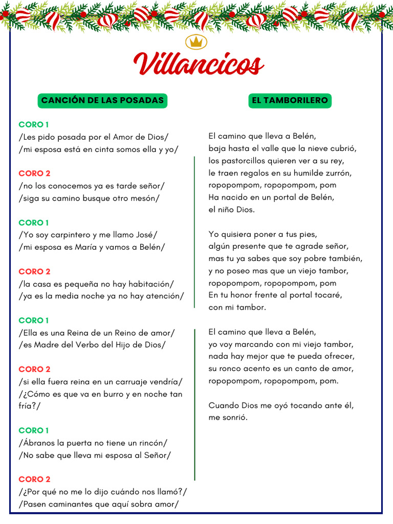 Villancicos | PDF | Amor
