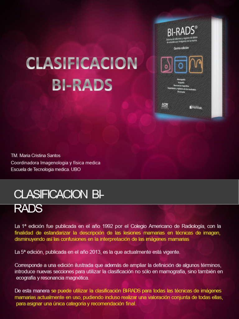 Clase II Birads | PDF | Mamografía | Cáncer de mama