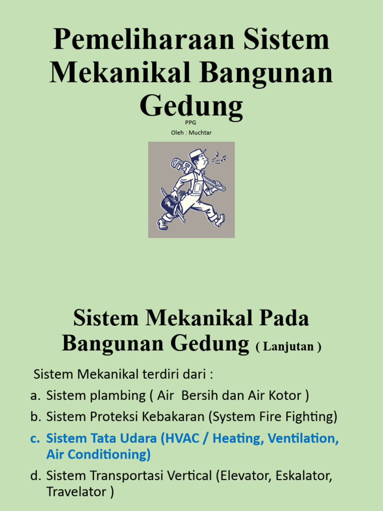 Pemeliharaan Sistem Tata Udara - 3B-KGE | PDF | Griya & Taman | Teknologi & Rekayasa
