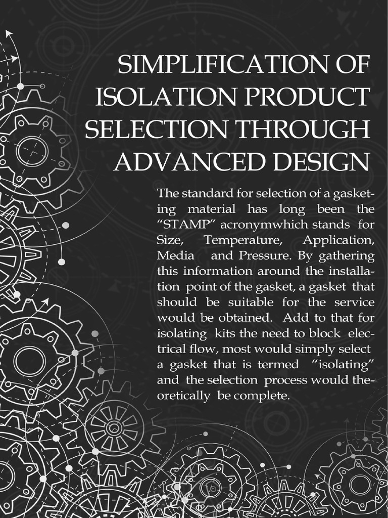 Simplification of Isolation Product Selection Through Advanced Design ...