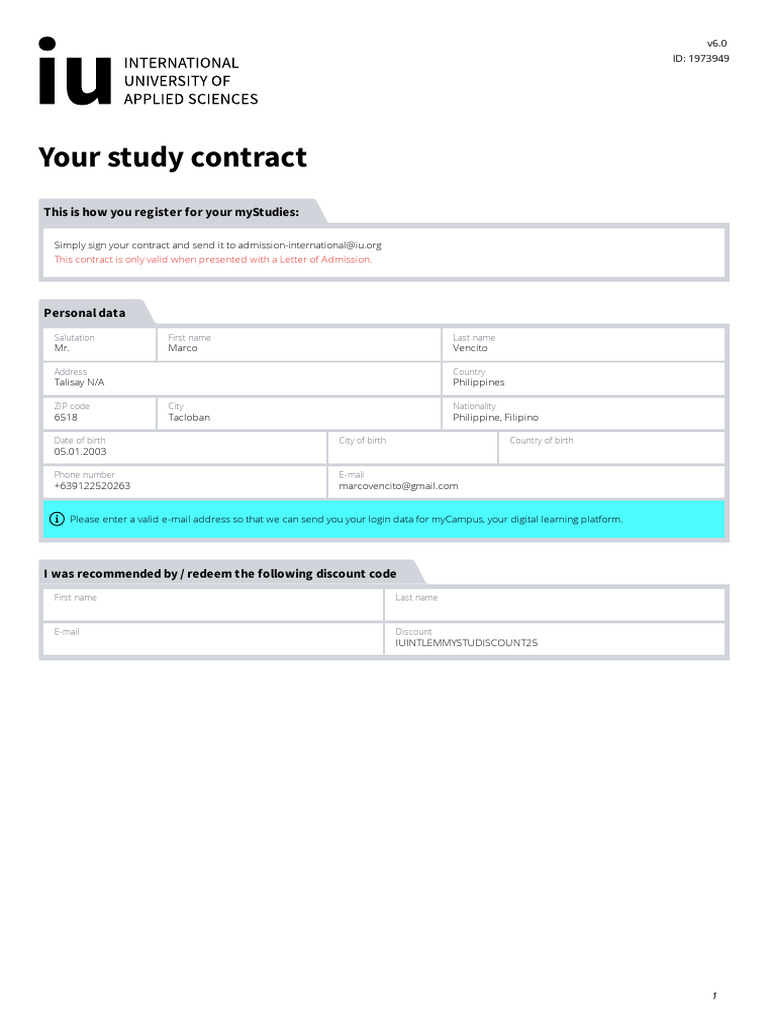 Application Contract Download | PDF | Fee | Wire Transfer
