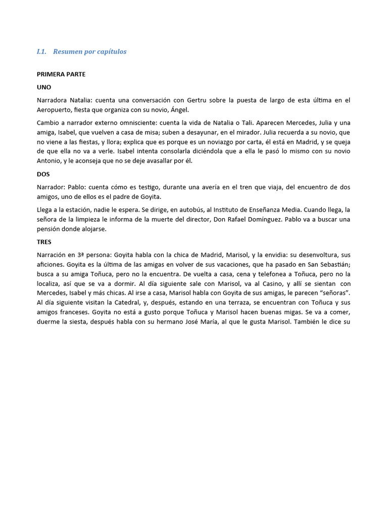 Carmen - 2 (Resumen Capitulos) | PDF | Narración