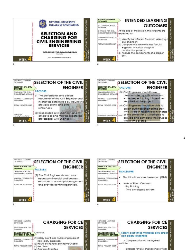 WK4 - (CE LAWS) - Charging CE Services | PDF | Cost | Fee