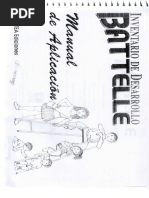 Battelle Tablas Screening | PDF