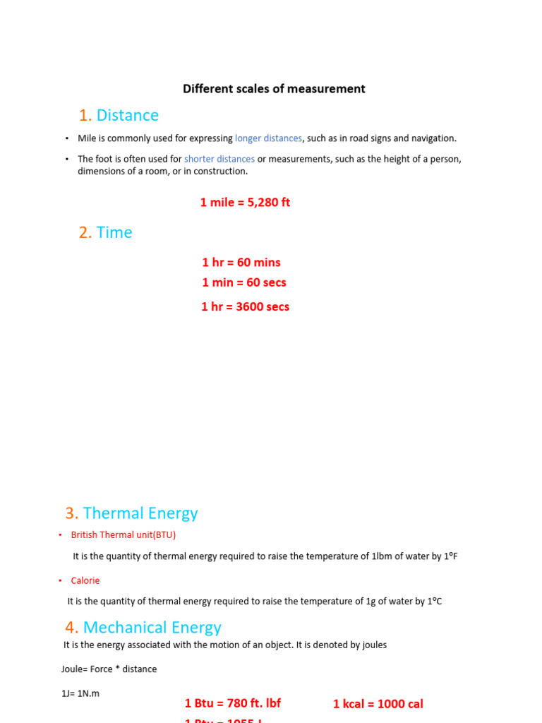 Understanding Measurement Scales and Units | PDF