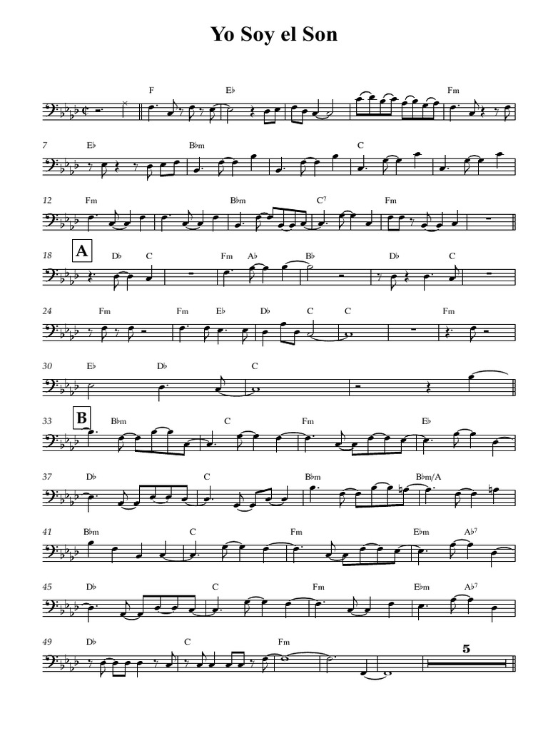 Yo Soy El Son - Partitura Completa | PDF
