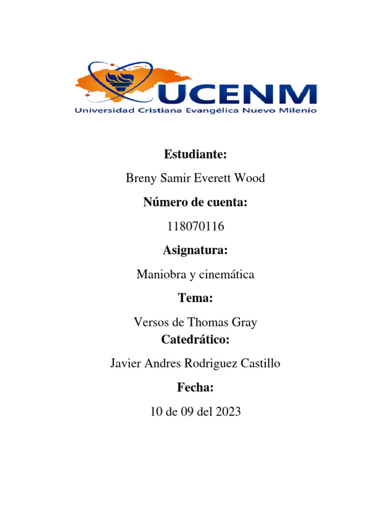 Los Versos de Thomas Grey | PDF | Buques | Puerto y estribor