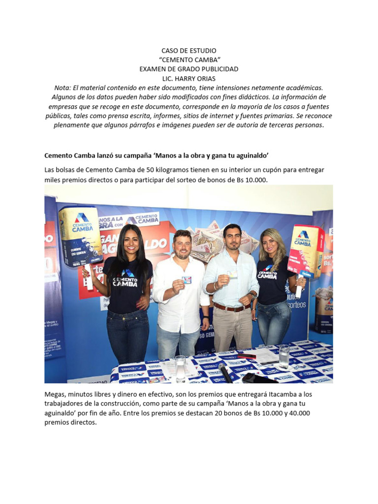 Cemento Camba | PDF