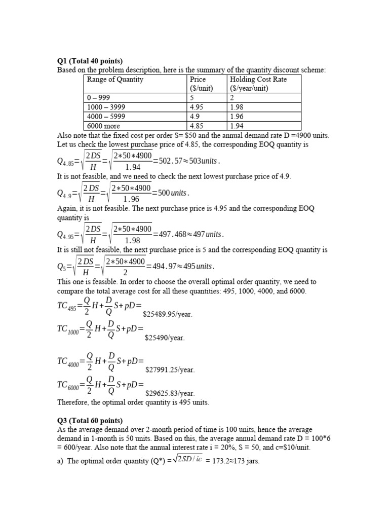 Assignment 3 Solution | PDF