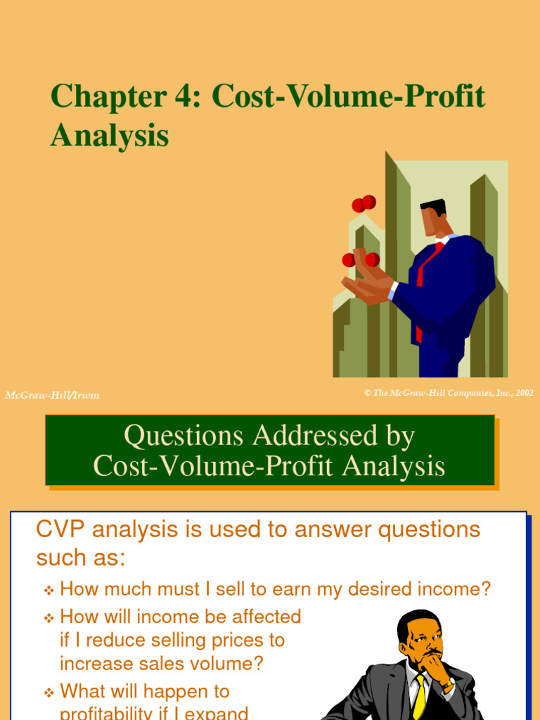 Cost-Volume-Profit Analysis Guide | PDF | Business Economics | Business