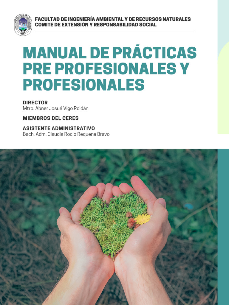Manual de Prácticas Pre Profesionales y Profesionales | PDF