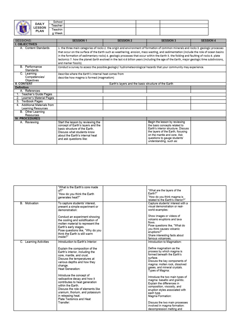 3Q Week 3 | PDF | Magma | Volcano