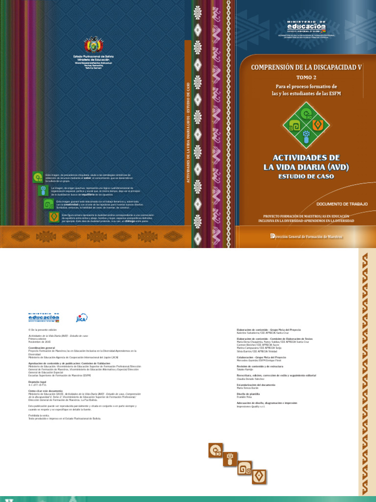 Jica7 Actividades de La Vida Diaria (Avd) | PDF | Educación especial | Plan de estudios