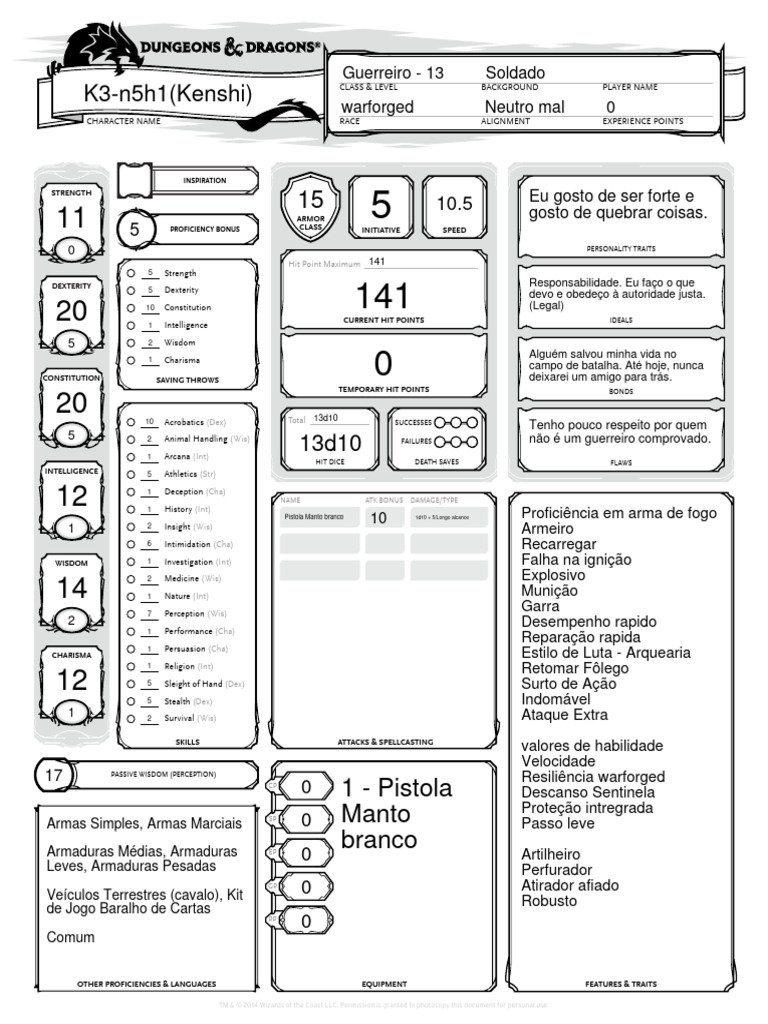 K3 n5h1 (Kenshi) | PDF | Militar | Títulos/Garantias (finanças)