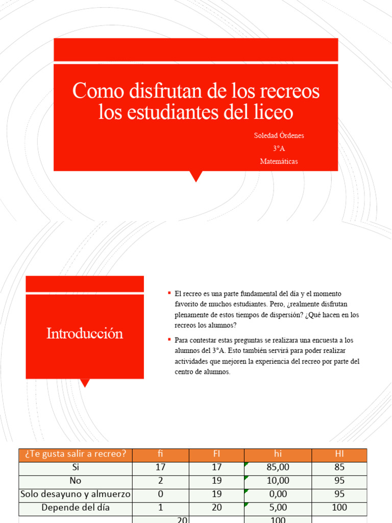 Presentacion de Matematicas | PDF