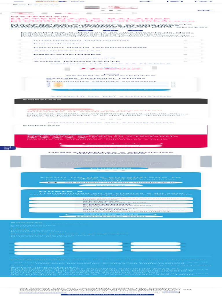 MATERNA® G-Balance Mezcla de Myo-Inositol Nestl | PDF | El embarazo | Hacerse un nido