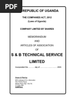 Cac Memorandum of Association | PDF